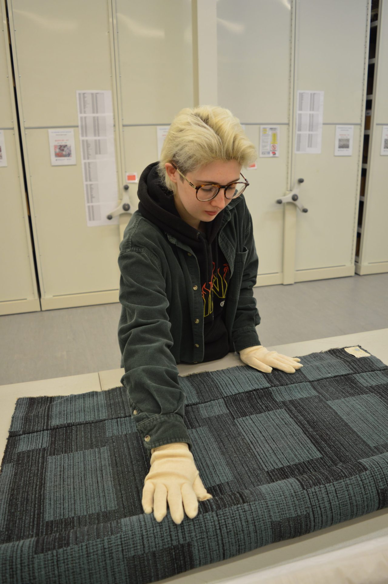 Volunteering at the Warner Textile Archive by Theo - Warner Textile Archive